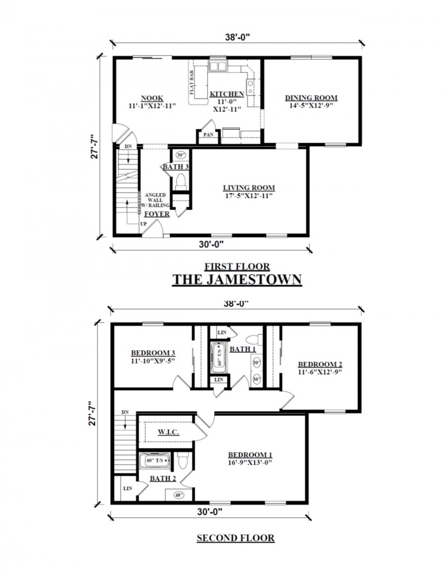 Two Story Floor Plans - Kintner Modular Homes Builder, Pennsylvania ...